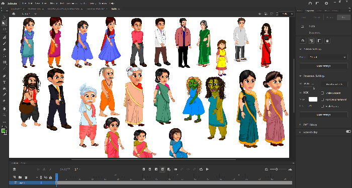 I will make 2d character design for animation | SproutGigs